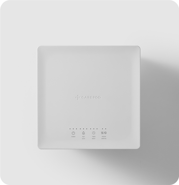 Carepod Cube Plus X50V - Sanitizing Warm + Cool Mist Stainless Steel H