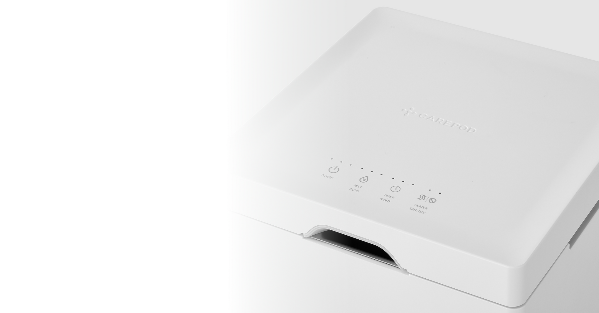 Carepod Cube Plus X50V - Sanitizing Warm + Cool Mist Stainless Steel H