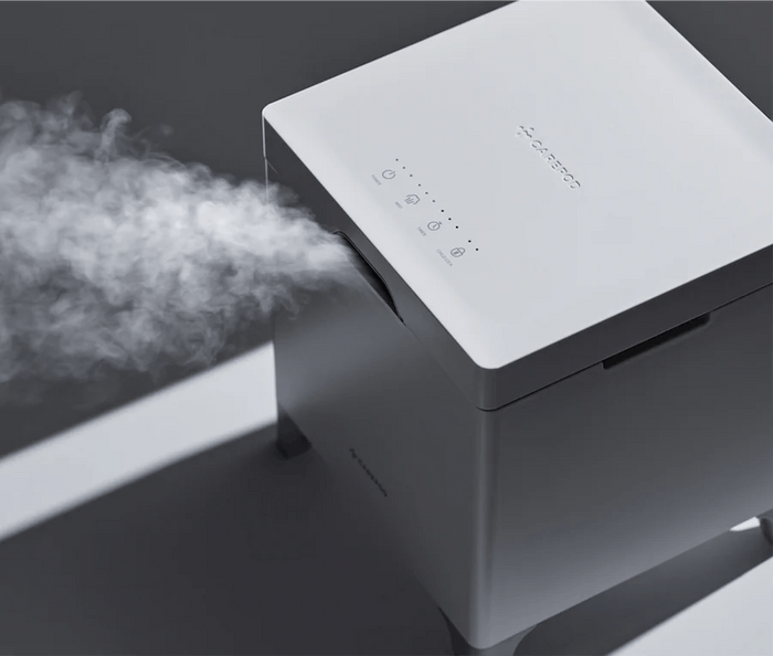 Carepod Cube X50 - Warm + Cool Mist Stainless Steel Humidifier