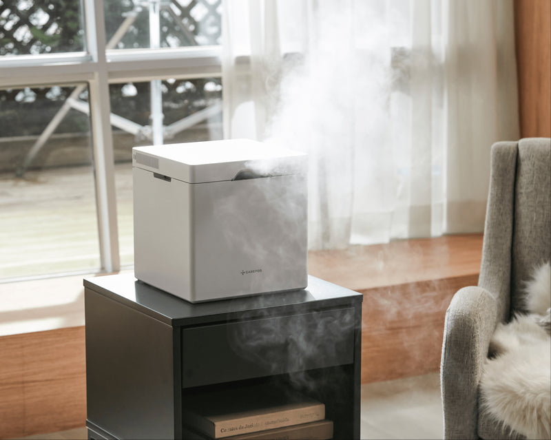 Carepod Cube X50 - Warm + Cool Mist Stainless Steel Humidifier